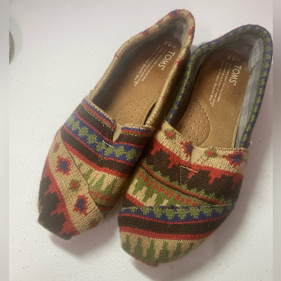 Toms | Shoes | Toms Aztec Print Loafer Flat | Poshmark